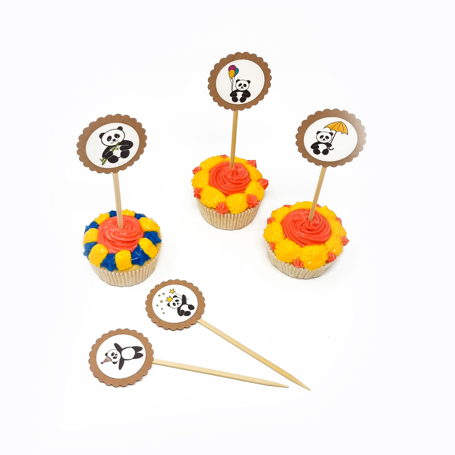 Cake-Topper "Pandas" - Onlineshop für christliche Papeterie